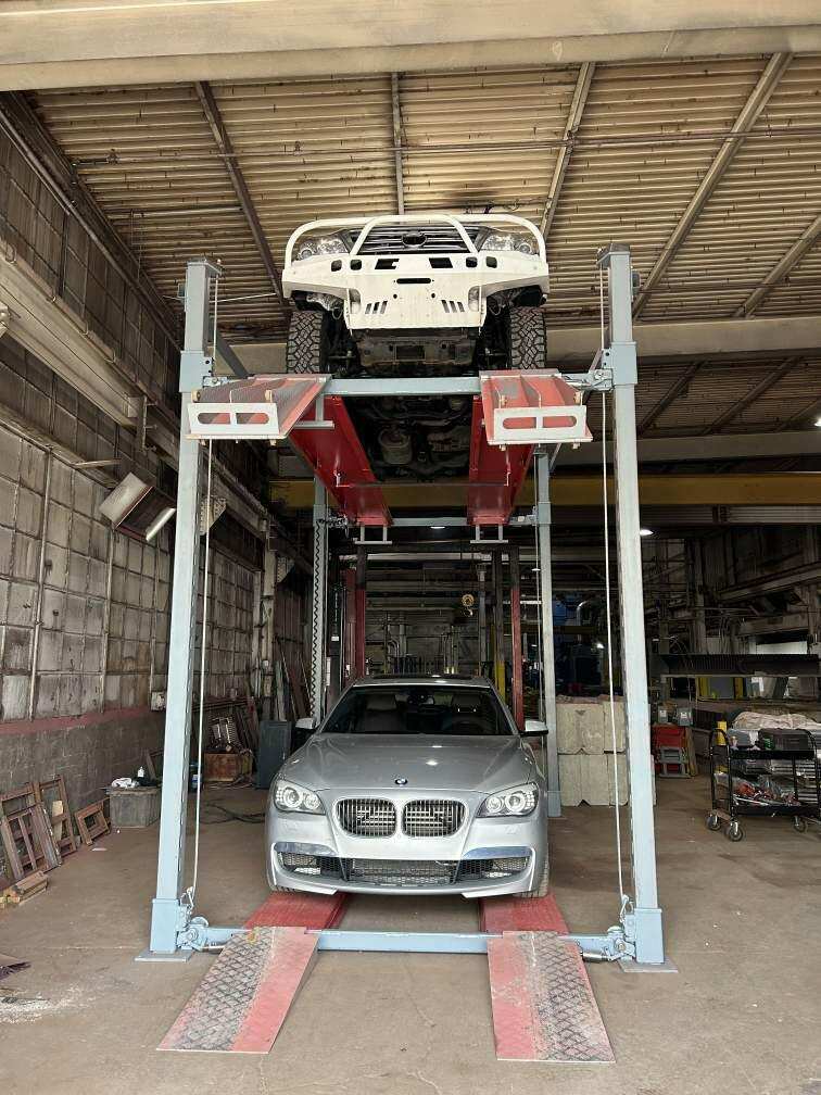 Advantage Single-Wide Triple Stacker | 3 Car Tri-Level Lift for Garage ...